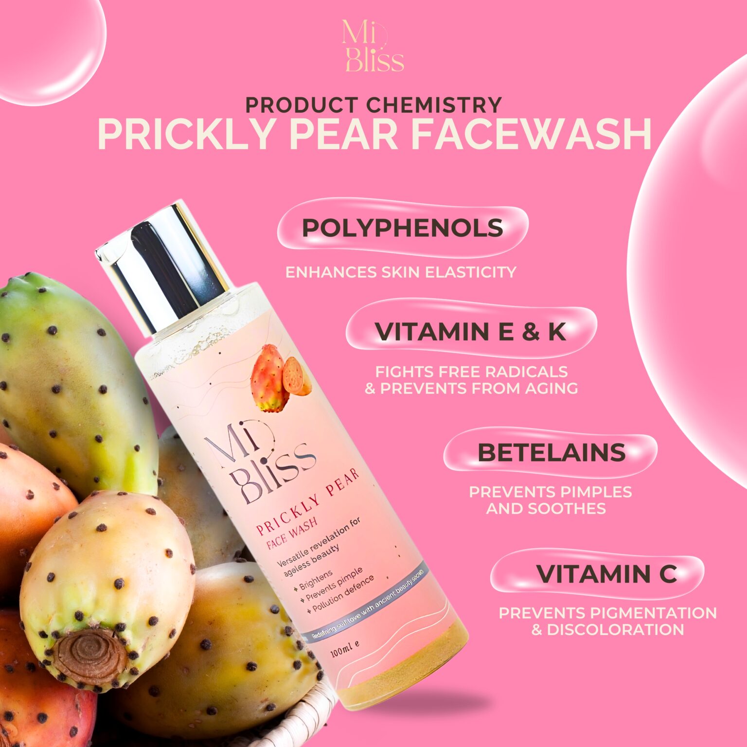 Prickly Pear Range for Acne & Scar Care | Mi Bliss